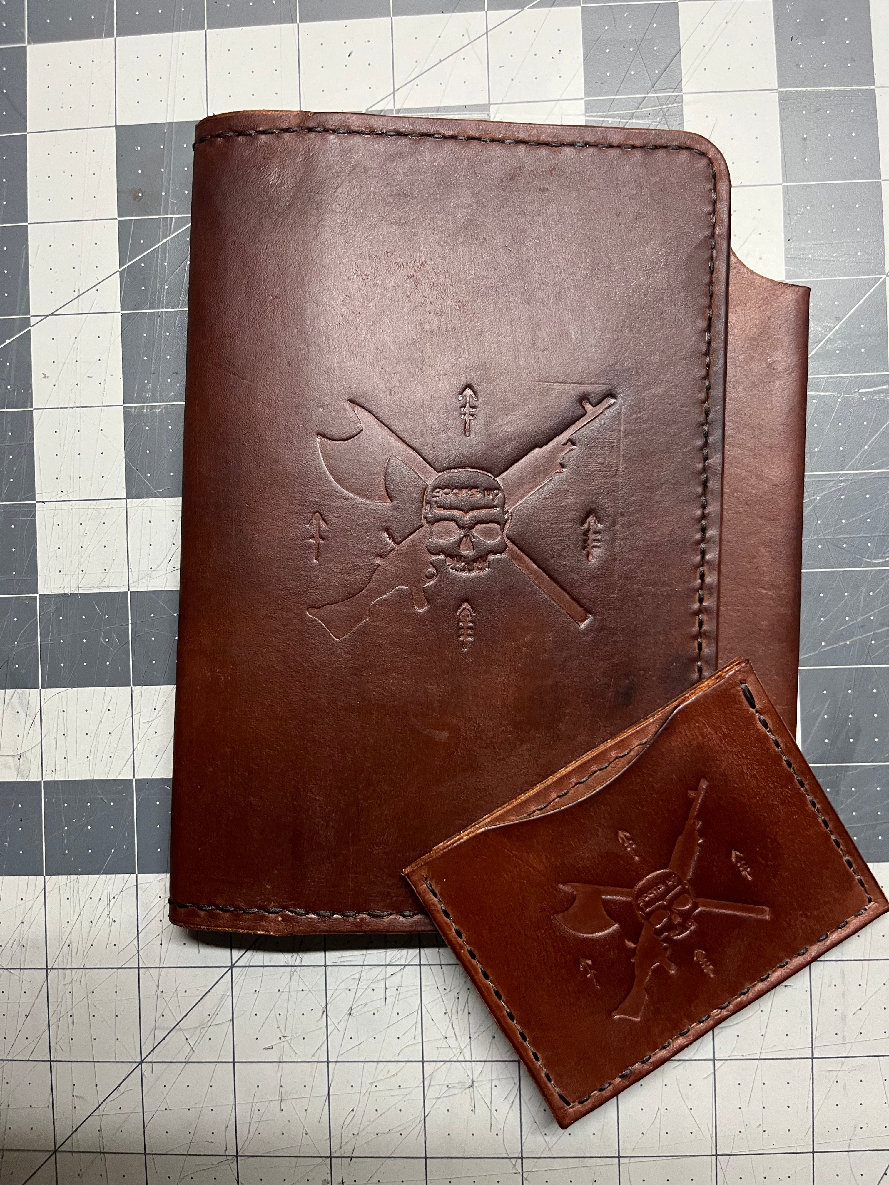 Goons Up Notebook Cover – Brewerleatherworks